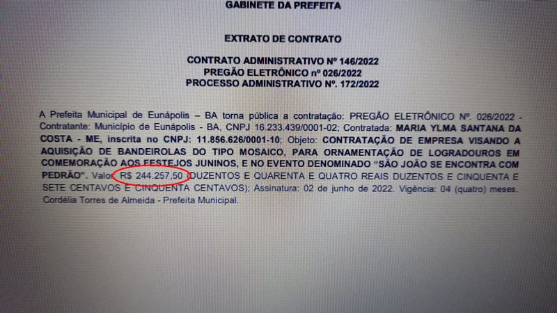 Bandeirolas para ornamentação dos festejos juninos custam R$ 244.257,50 ... Bandeirolas para ornamentação dos festejos juninos custam R$ 244.257,50 ...